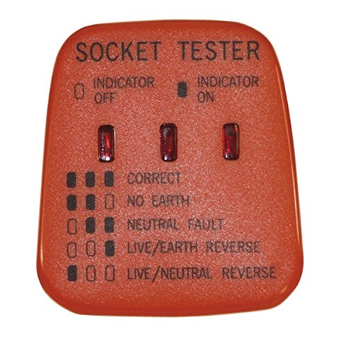 Eagle Plug-in 3 Pin Mains Socket Tester to Indicate Faults with Earth ...