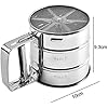 Amazon.com: Powder Sugar Sifter for Baking, Mechanical Flour Sifter ...