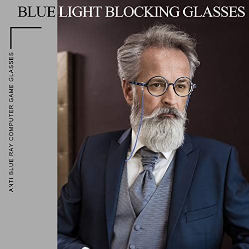 Amazon.com: Blue Light Blocking Glasses for Womens Mens Unisex Round ...