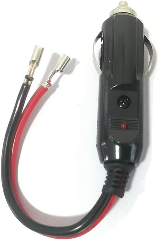 Amazon.com: Car Replacement 12V / 24V Cigarette Lighter Plug with Lead ...