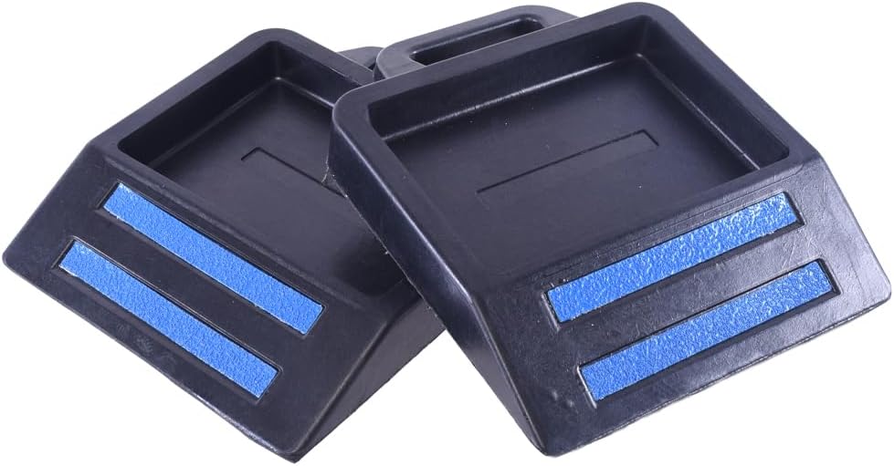 Amazon.com: 2 PCS Rubber Pallet Jack Stopper Heavy Duty Wheel Chock ...