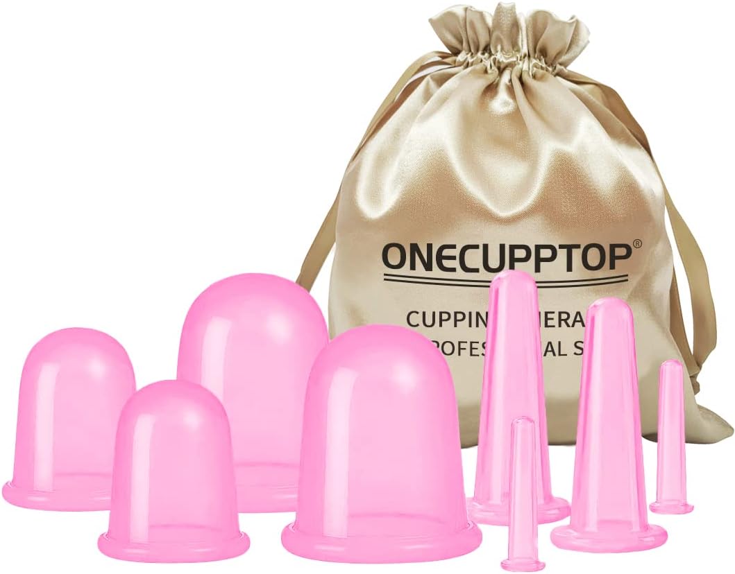Amazon.com: Facial Cupping Set Silicone Face Cupping Massage Therapy ...