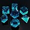 Amazon.com: Bescon Crystal Clear (Unpainted) Sharp Edge DND Dice Set of ...