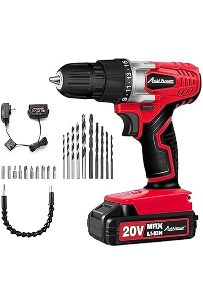 AVID POWER Cordless Drill Set, 20V MAX Electric Battery Power Drill ...