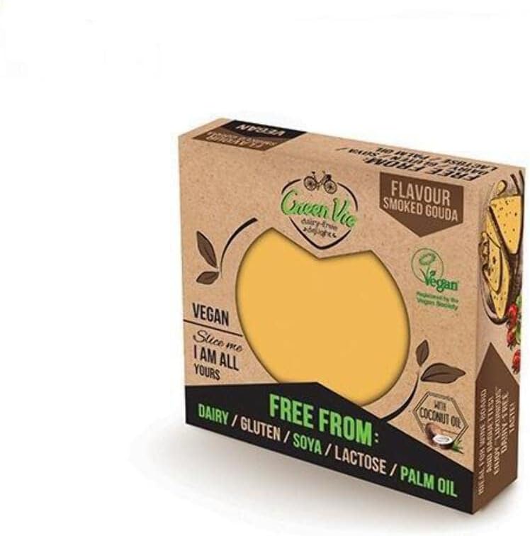 Green Vie Smoky Gouda Style Vegan Cheese Block 250g Dairy : Amazon.co ...