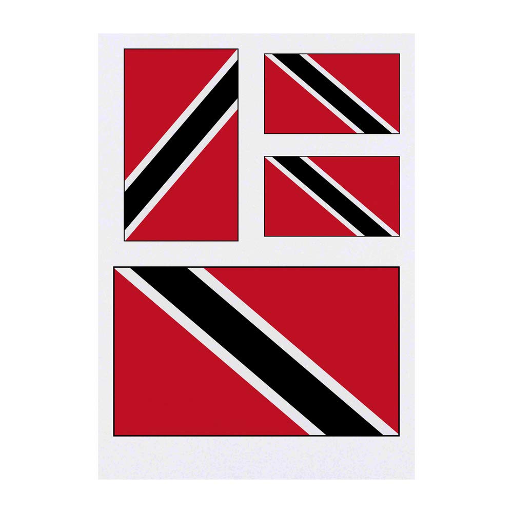Amazon.com : Azeeda 4 x 'Trinidad & Tobago Flag' Temporary Tattoos ...