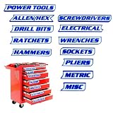 ・ブランド:Giftaroo・製造元:Giftaroo・モデル:Toolbox Labels・製造元/メーカー部品番号:Toolbox Labels・ツールボックス用マグネットラベル12枚プレミアムセット:ツールと同じくらいプロフェッショナ...