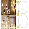 Amazon.com: FANGULU 24PCS Stainless Steel Mason Jar Wire Hangers 3.9″×2 ...