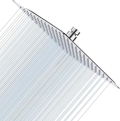 12inch Large Rainfall Shower Head, Fixed Shower Head, Round 304 ...
