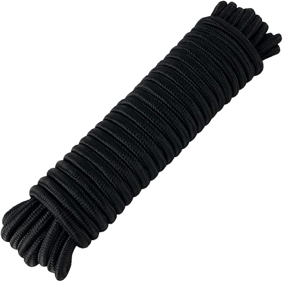 PerkHomy 40 ft 3/8 inch (10mm) Nylon Poly Rope Flag Pole Polypropylene ...