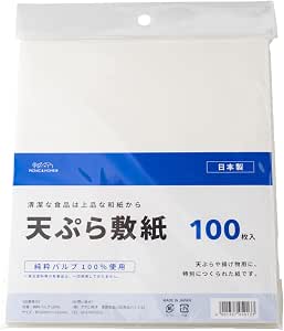 Amazon.co.jp: Asahi Koyo Tempura Paper, Solid, 8.7×7.5 inches, 100 ...