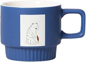 Amazon.com: 320ml Klein Blue French Animal Ceramic Coffee Mug Cute ...