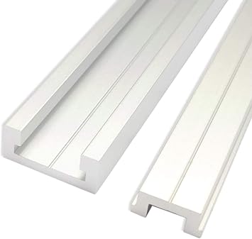 POWERTEC 71568 Aluminum Miter T-Track with Miter T-Bar, 32-Inch ...