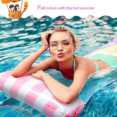 VANTHEIR Inflatable Pool Flaot, 4 in 1 Multi Purpose Water Floating ...