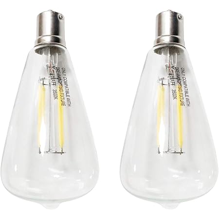 Amazon.com: Dream Lighting LED Edison Bulb 3W, 150 Lumens, Warm White ...