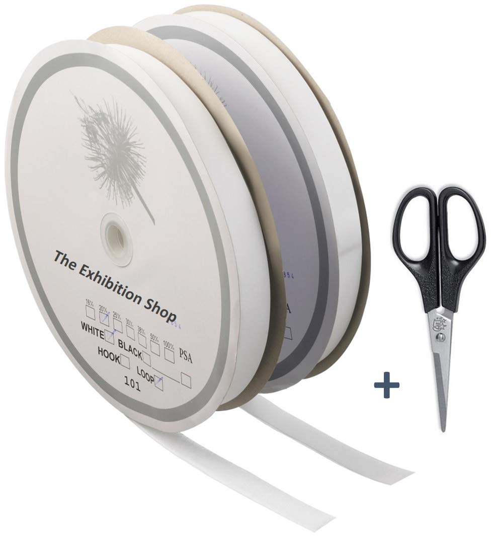 Buy Genuine TES Brand 20mm x 25 Metres Hook & Loop (2 Rolls) Exhibition ...