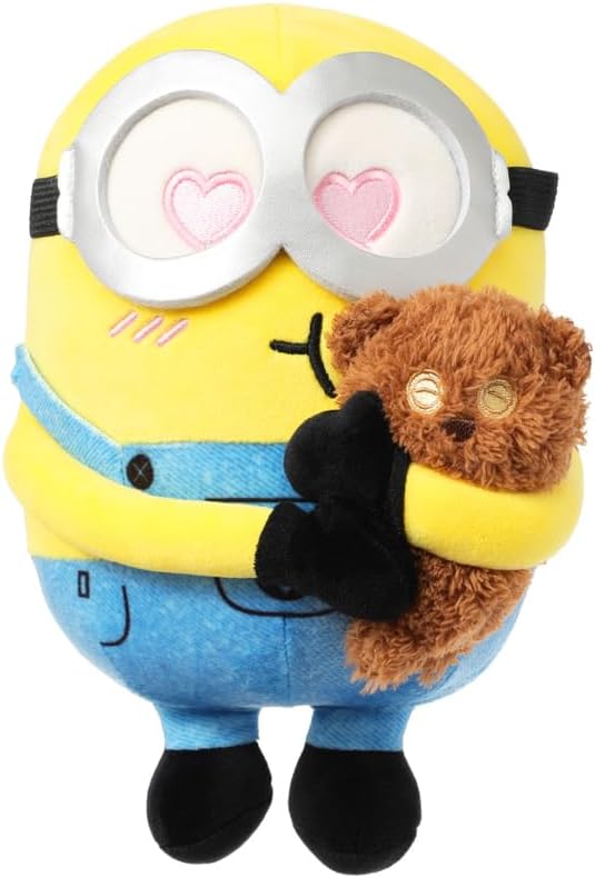 Amazon.com: MINISO 8" Minions Stuffed Animals Plush Toys, Cute Sleeping ...