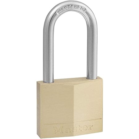 Master Lock 140D Padlock, 1 Pack, Brass - Amazon.com