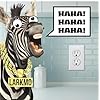 Amazon.com: Pretend Electrical Outlet Sticker, Hilariously Funny Joke ...