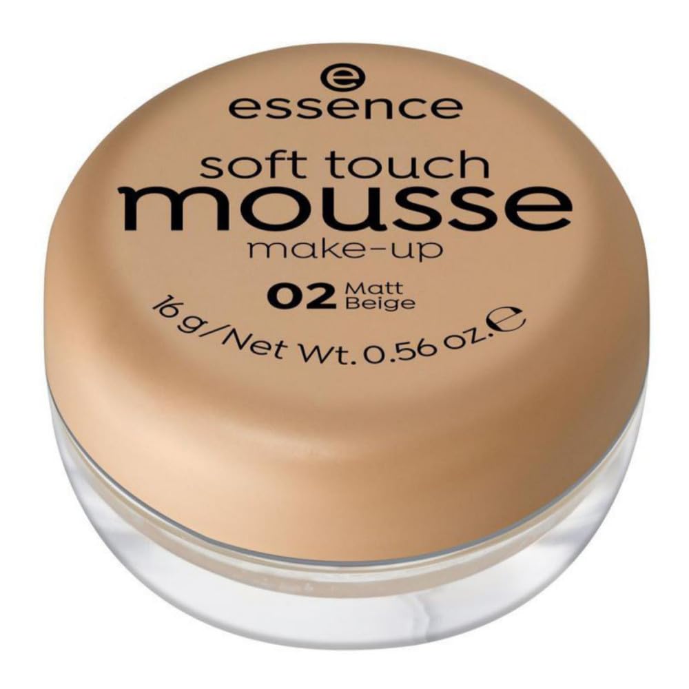 Amazon.com : Essence -soft touch mousse make-up - 02 Matt Beige ...