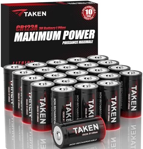 Amazon.com: 24 Pack Lithium 123 Batteries for Flashlight, Camera, Alarm ...