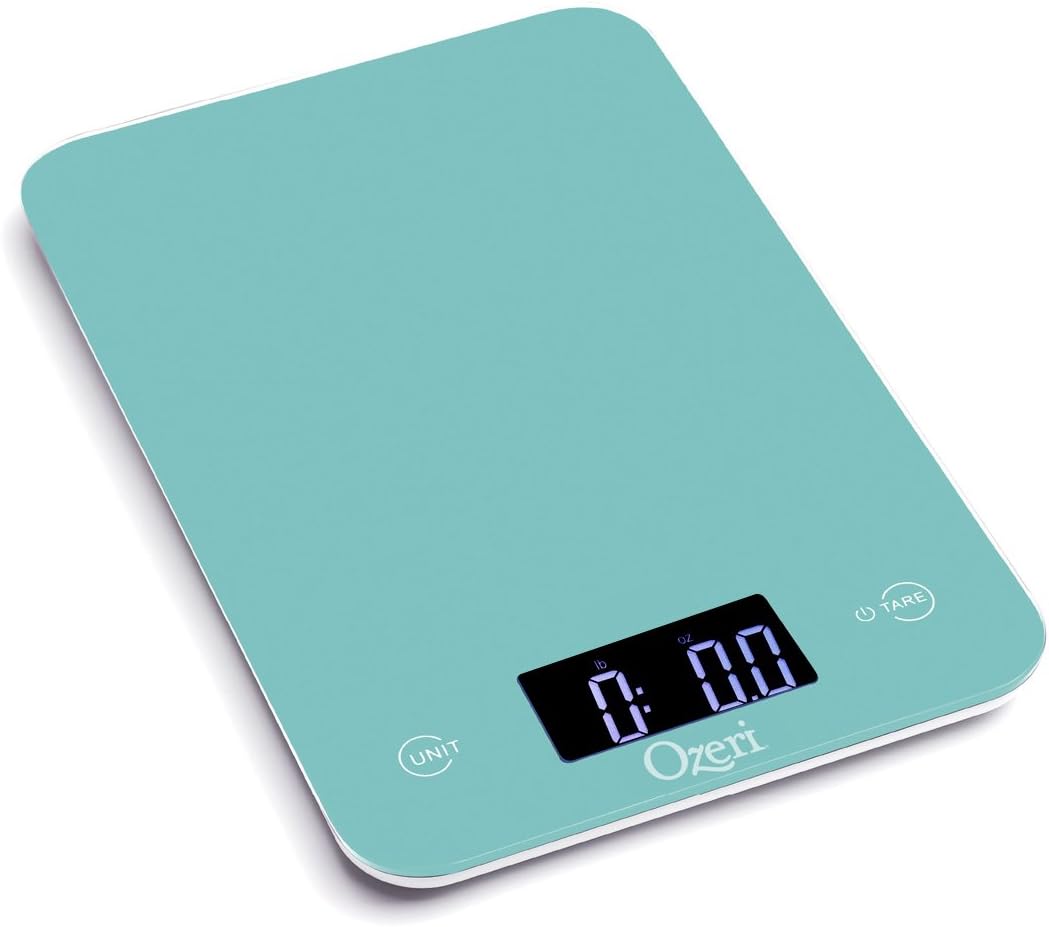 Ozeri Touch Digital Kitchen Scale, 0.05 oz to 12 lbs (1 gram to 5.4 kg ...