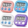 Amazon.com: Timers 4 Pack Digital Kitchen Timer Magnetic Digital Timer ...