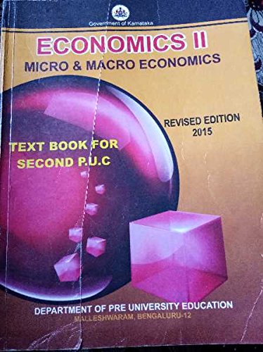 Text book of Economics for second PUC : Amazon.in: Books