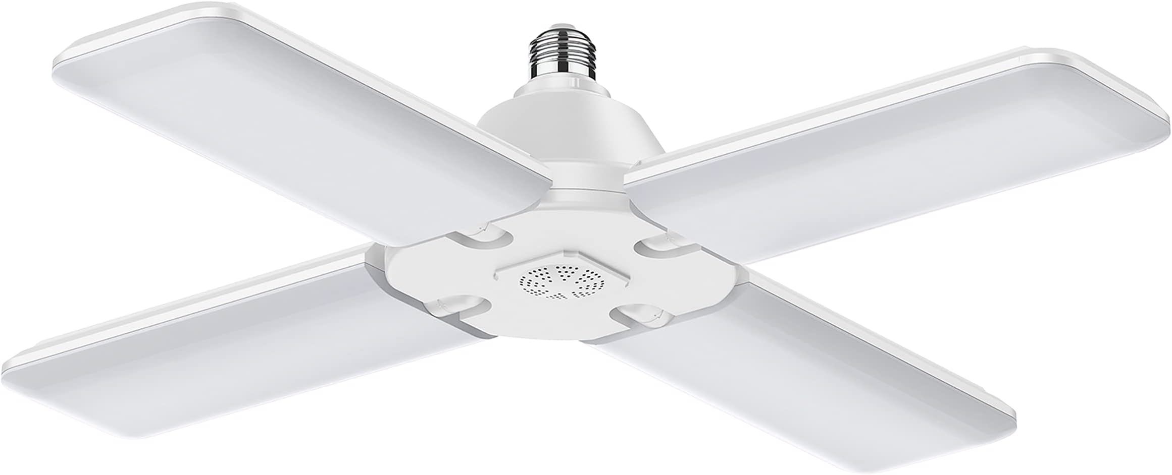 Feit Electric LED Garage Light, 3 Panel Adjustable Screw-in LED Shop ...