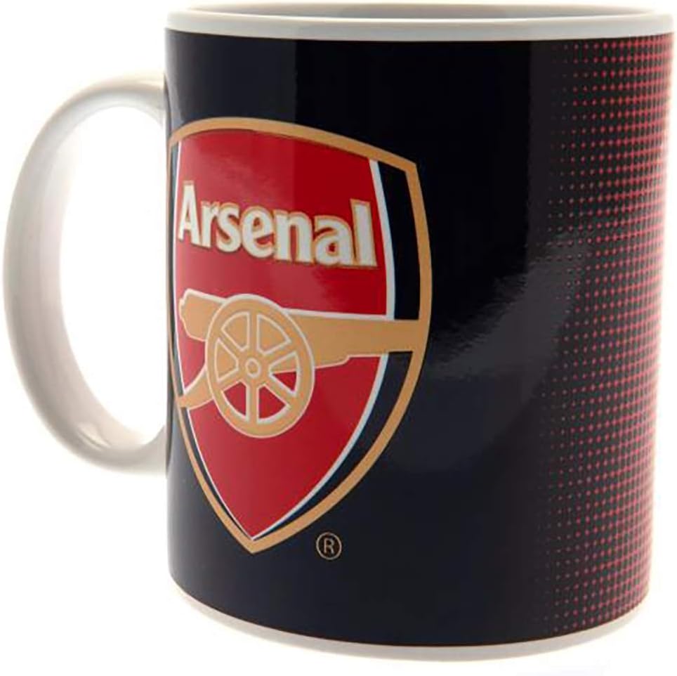 Arsenal FC Official Fade Design Crest Mug (One Size) (Red/White ...