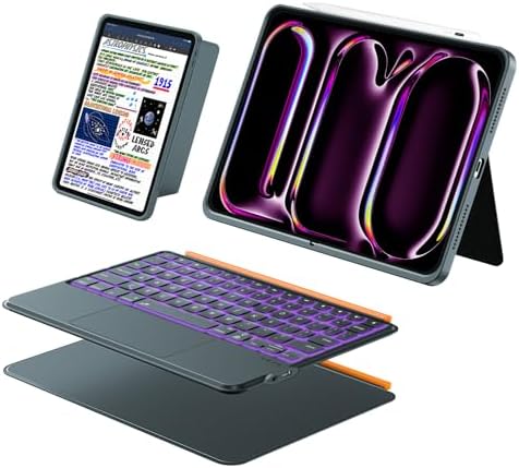 Amazon.com: iPad Pro 13 inch Case with Keyboard (M5 2025, M4 2024 ...