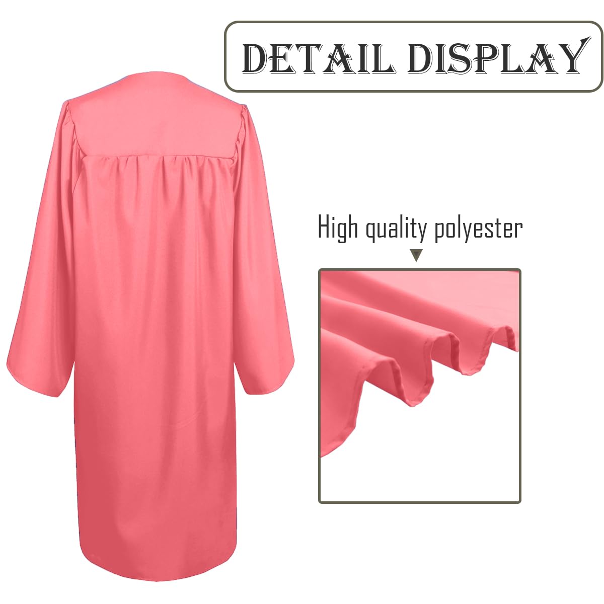Snapklik.com : Matte Choir Robes For Church Adults Graduation Gown ...