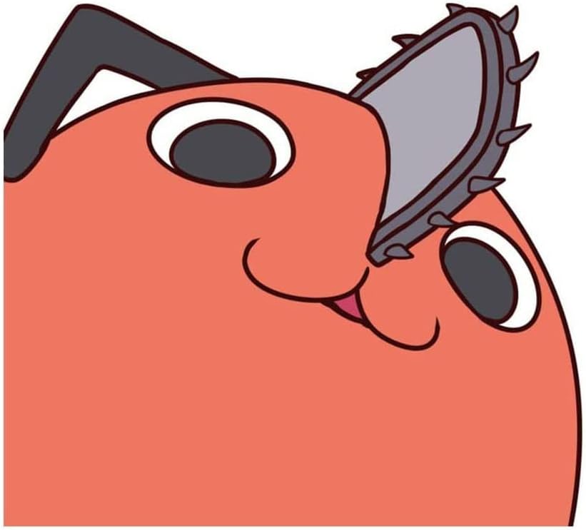 Amazon.com - okimari-Pochita Peeking Car Sticker Anime Chainsaw Man ...