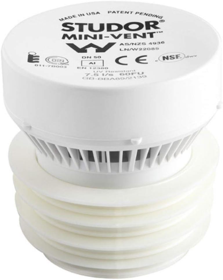 Válvula de admisión de aire para ventilación de redes de evacuación, modelo Studor Mini Vent ...