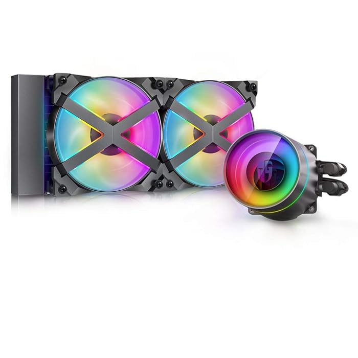 Buy DeepCool Castle 240EX RGB AIO Liquid CPU Cooler, Anti-Leak ...