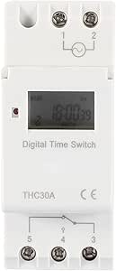 Amazon.com: Programmable Digital Timer Switch LCD Time Relay Control ...