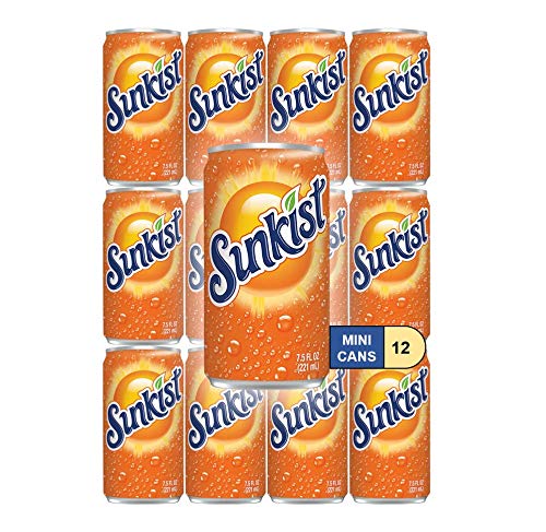 Amazon.com : Bundle of Orange Soda Mini Soda Cans, 7.5 oz Soft Drinks ...