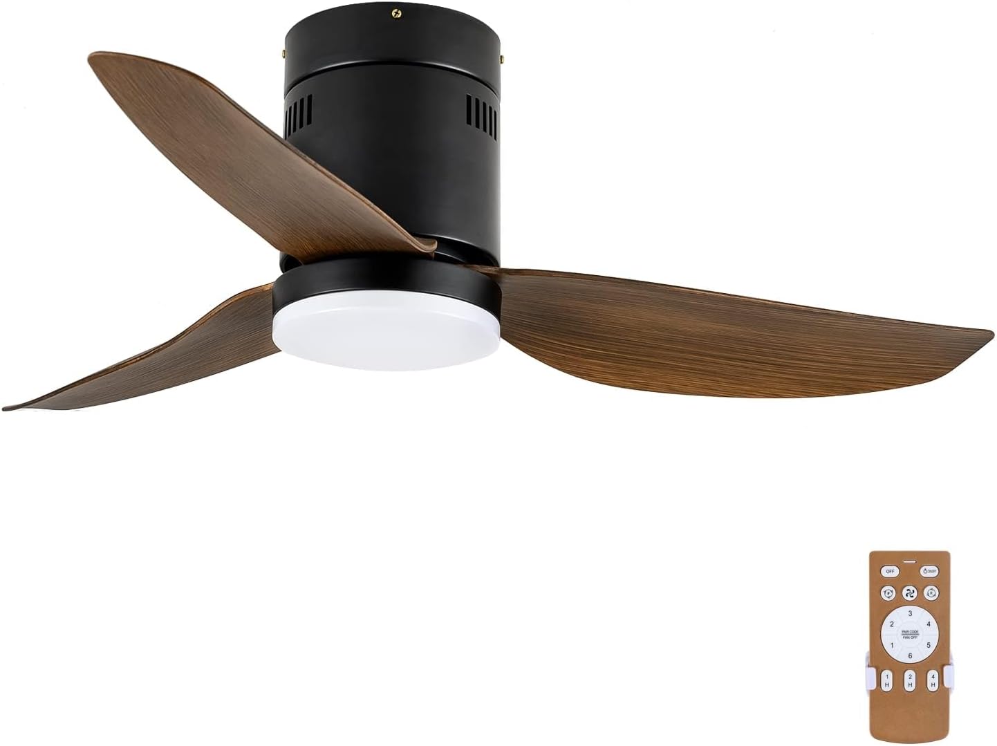 InfiniPower 40" Ceiling Fans with Lights and Remote, Outdoor Ceiling ...