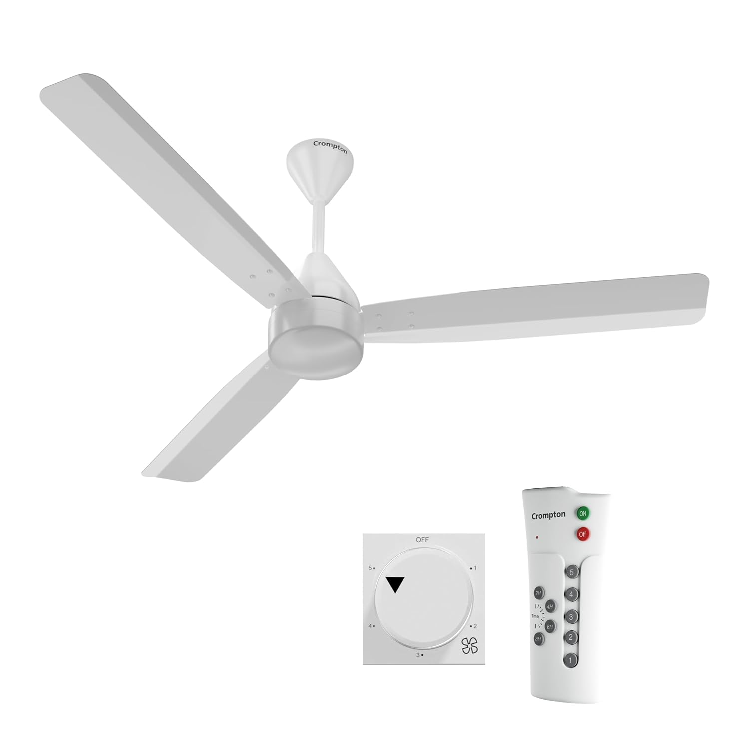 Buy Crompton Energion Regmote 1200mm BLDC Ceiling Fan | India's First ...