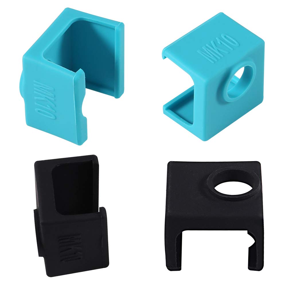 Amazon.com: 3D Printer MK10 Silicone Socks, Aokin MK10 Heater Block ...