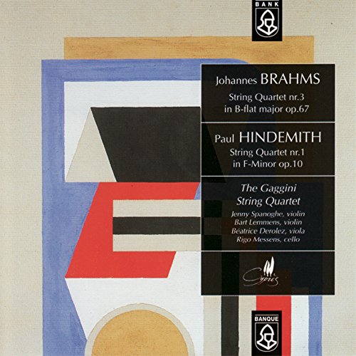 Amazon.com: Brahms: String Quartet No. 3 in B-Flat Major - Hindemith ...