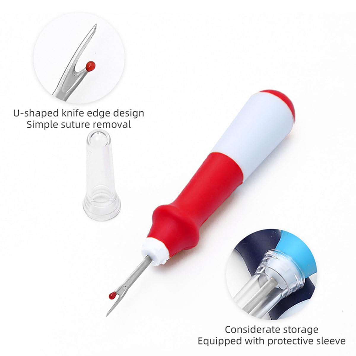 Snapklik.com : 8 PCS Ergonomic Grip Seam Ripper, Colorful Seam Ripper ...