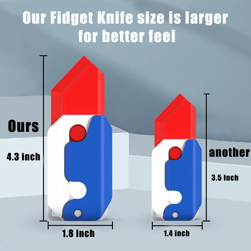 Snapklik.com : 6pcs Fidget Knife, 3D Gravity Knife Toy, 3D Gravity ...
