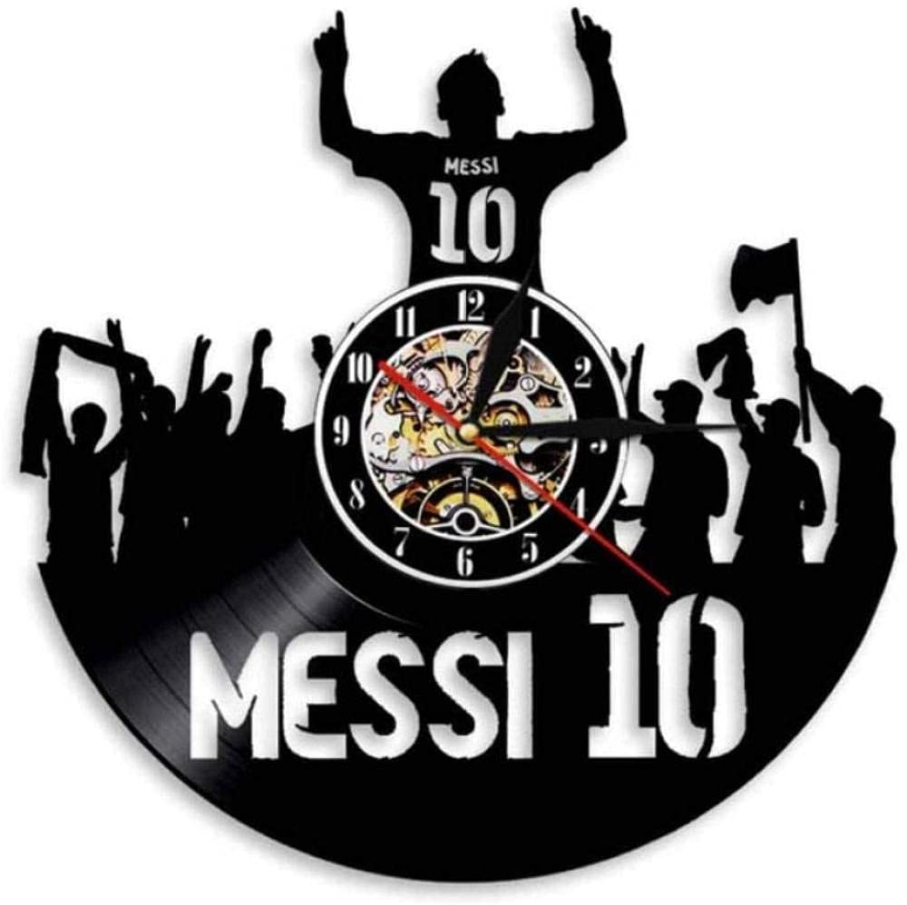 Vinyl Wall Clock Record The King 10 Lionel Messi Argentina | Desertcart ...