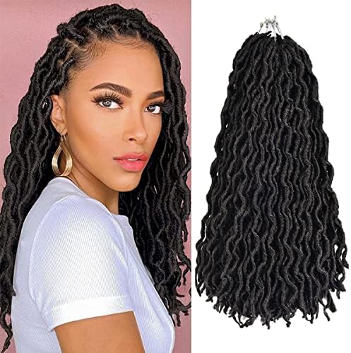 Amazon.com: 6 Packs Gypsy Locs Crochet Hair Pre Looped Goddess Locs ...
