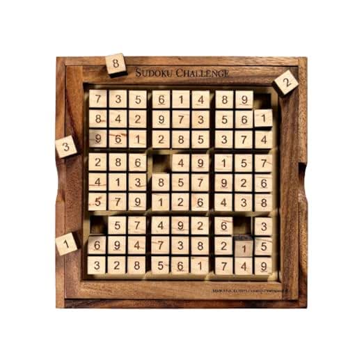 Amazon.com: Personalized Wooden Sudoku Puzzle Board – Handcrafted Brain ...
