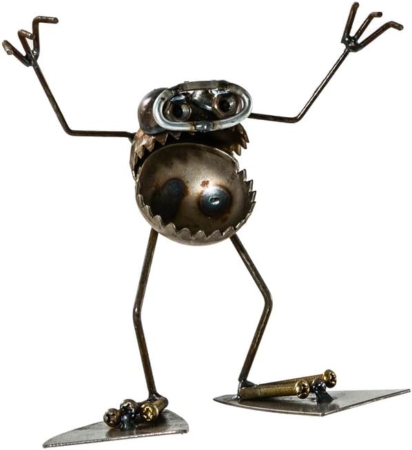 Amazon.com : Sugarpost Gnome Be Gone Mini Scuba Diver Welded Scrap ...