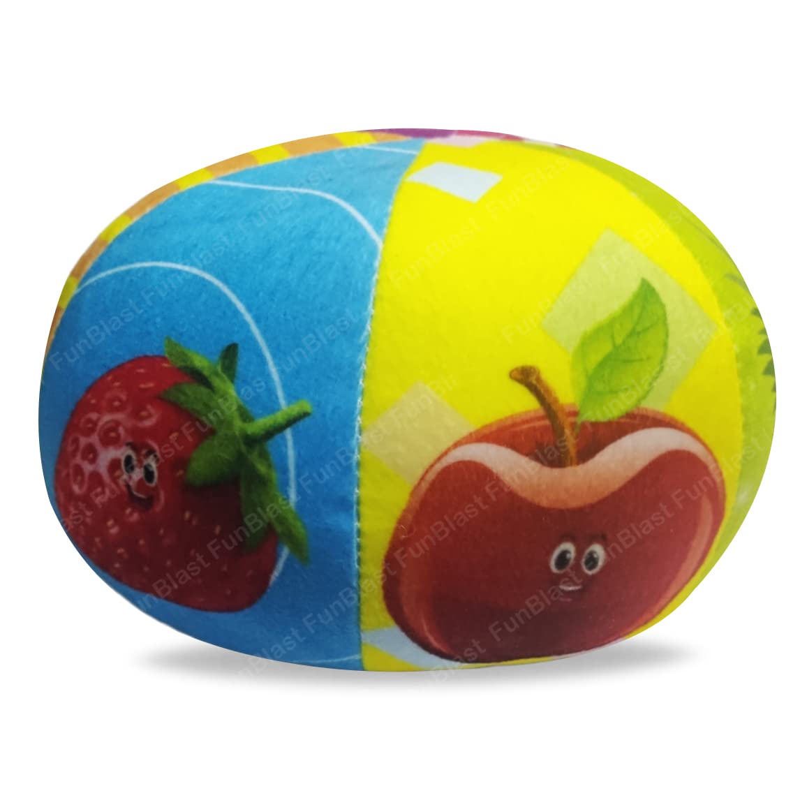 FunBlast Plush Rattle Ball for Babies, Balls for Kids, Soft Plush Ball ...