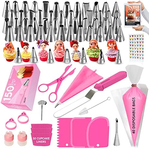 Amazon.com: Cake Decorating Supplies - (250 PCS SPECIAL CAKE DECORATING ...