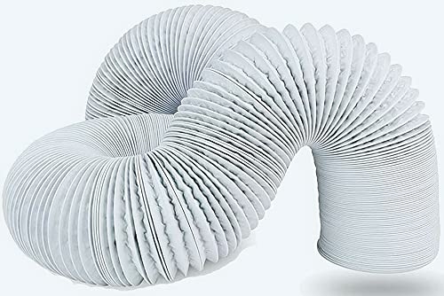 Blauberg 100 mm 4 inch Diameter White PVC Flexible Ducting Universal ...